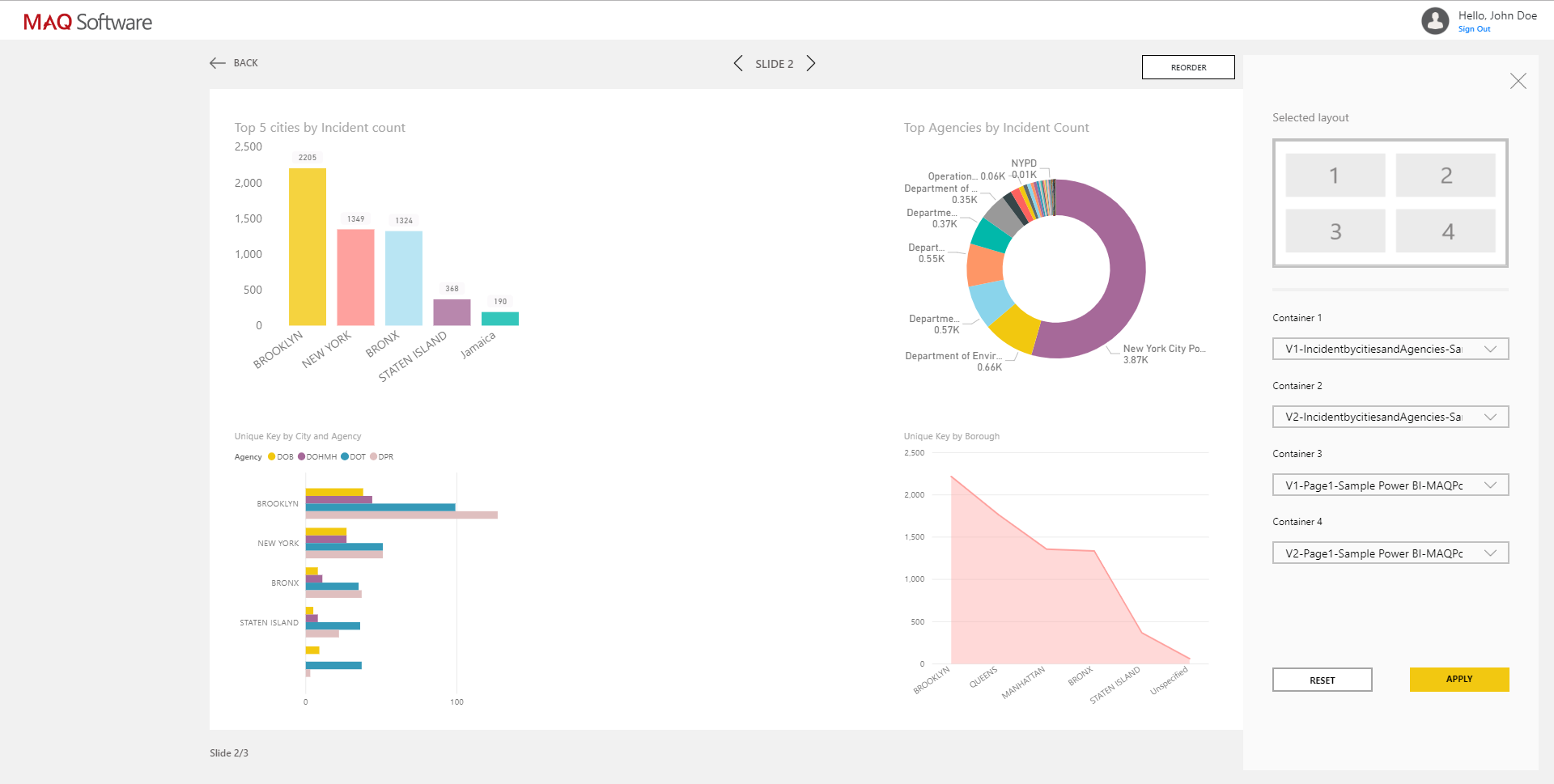 Export Power BI To PowerPoint And Excel MAQ Software